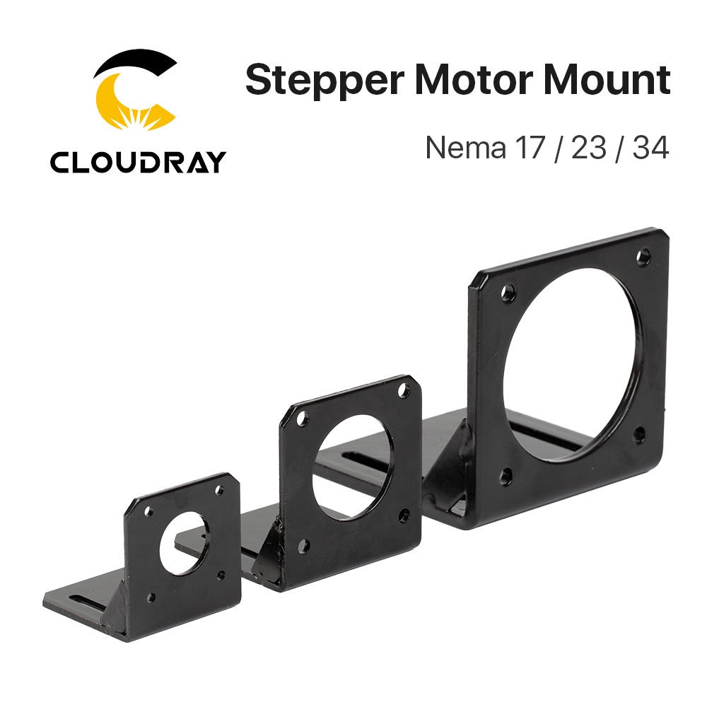 Cloudray Motor Base For NEMA17 NEMA23 NEMA34 Stepper Motor Aluminum ...