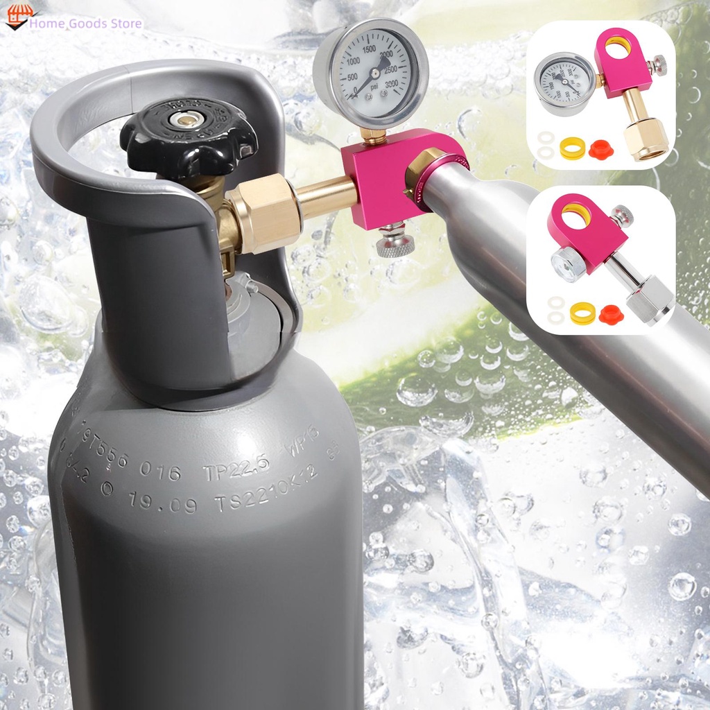 Soda Refill Adapter Stainless Steel Co2 Cylinder Refilling Adapter with ...