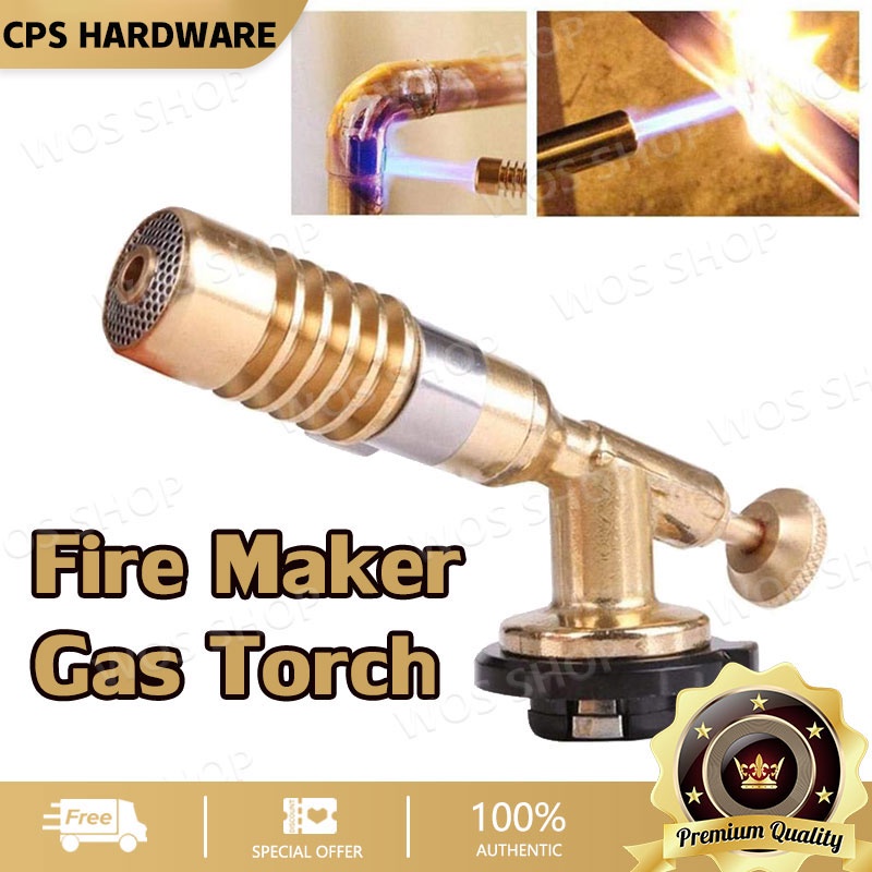 All Bronze Gas torch Welding Nozzle Heat Flame Gun Bronze Brazing Blow ...