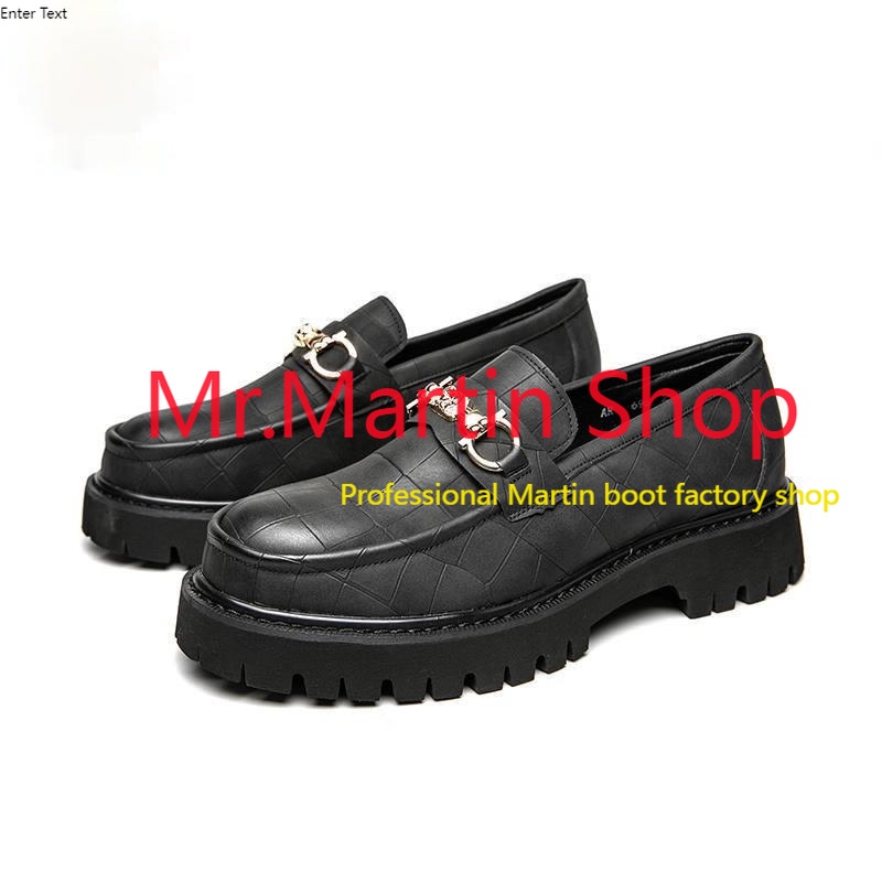 Mr. Martin Men's Casual Loafers Slip On Horsebit Loafer Platform ...
