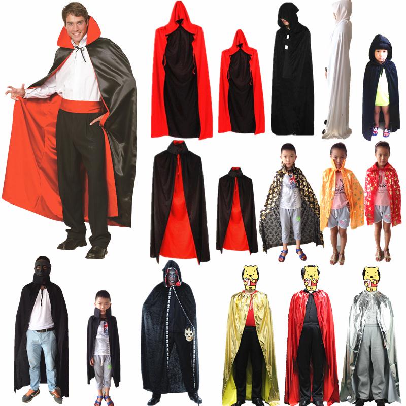 Halloween Costume Death Big Cloak Black Death Cloak Devil Cloak Black ...