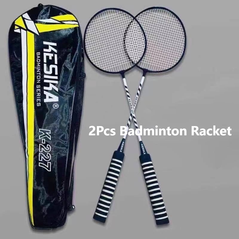 2pcs Badminton Racket Set Couple Alloy Split Racket Student Beginner ...