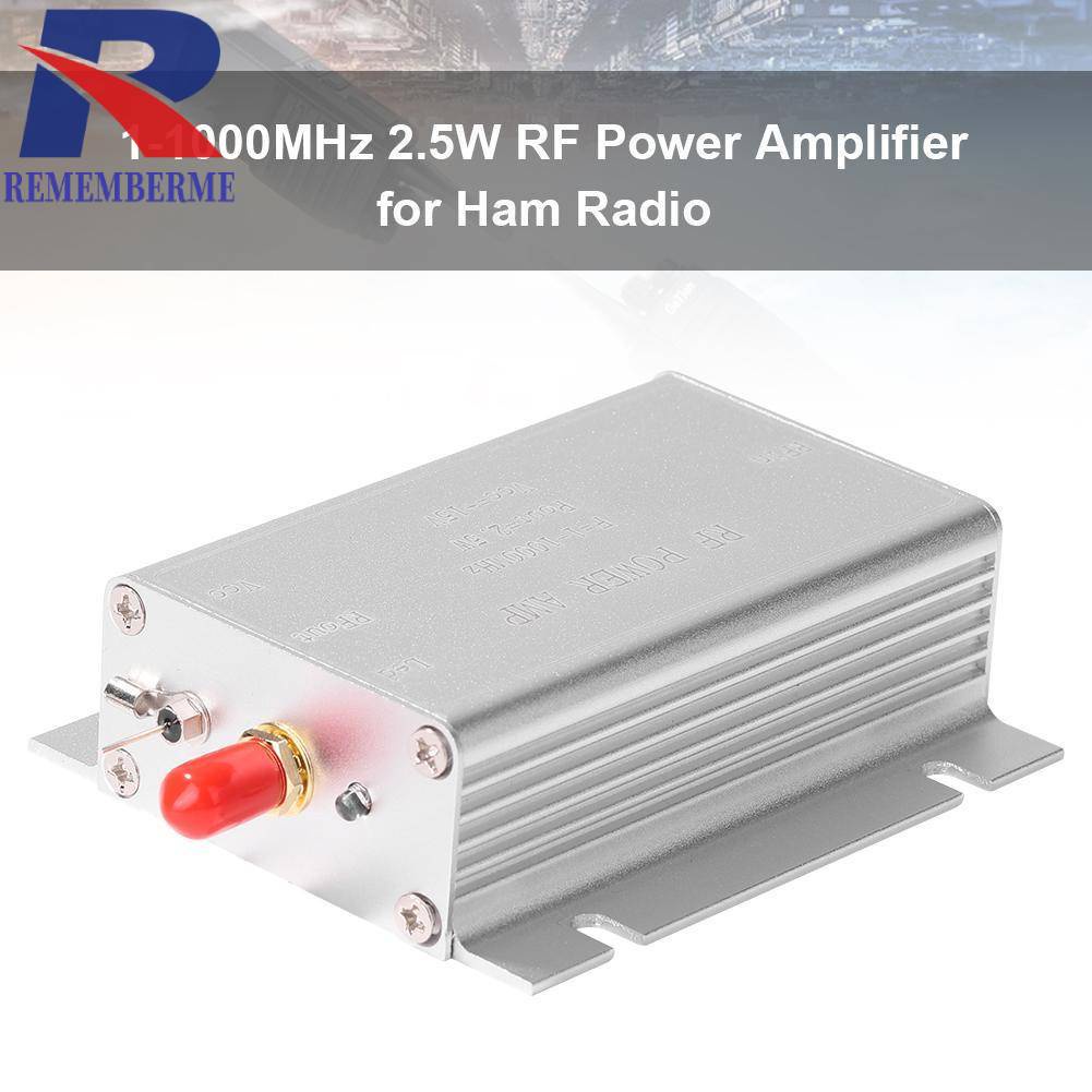1-1000Mhz 2.5W RF Power Amplifier for HF FM Transmitter Vhf Uhf Rf Ham ...