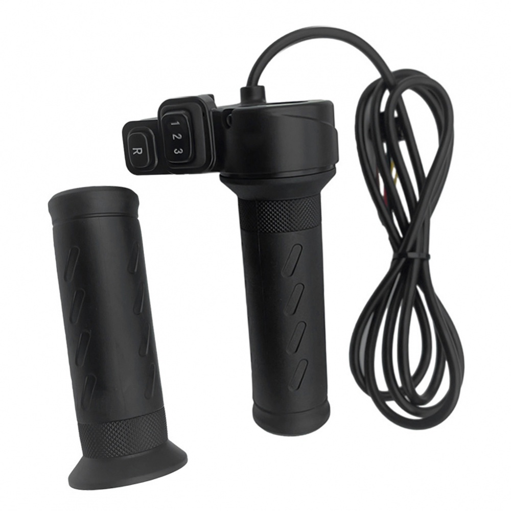 Speed Throttle 24V 36V 48V 72V ABS Black E-bike EBike Electric Bicycle ...