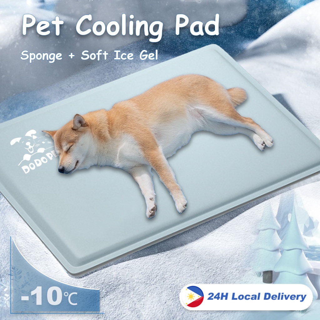 DODO Pet Ice Pad Bed Cool Mat for Cats and Dogs Summer Sleeping Pad for ...