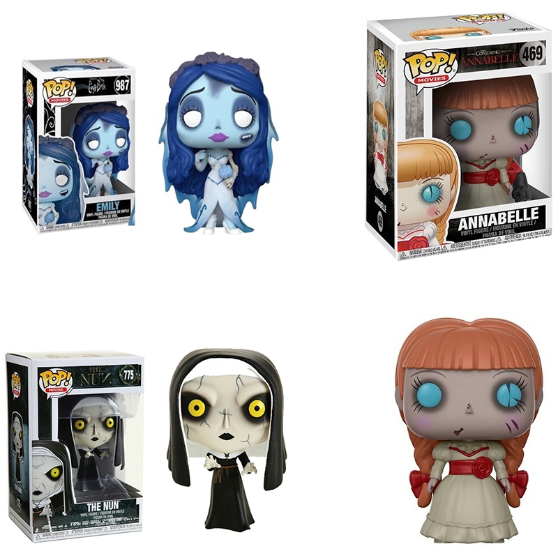 Funko Pop The Conjuring #469 Annabelle #987 Emily Valak #775 The Nun ...