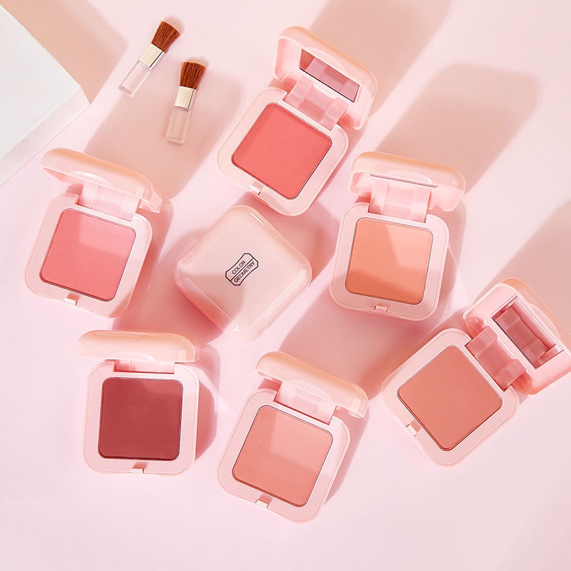Cheek Face Blusher Texture Matte Face Base Mineral Blusher Palette ...