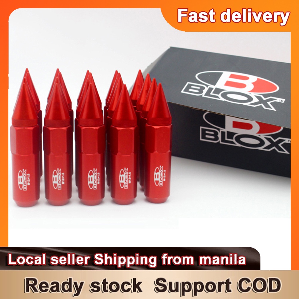 Blox Hub Screw Universal 20pcs M12x1.5 7075 Aluminum Extended Tuner ...