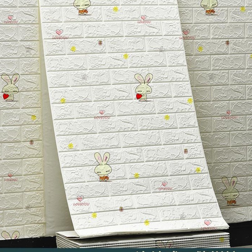 wallpapers 3D Wall Paper Dinding Walpaper Foam Adhensive Design Wall ...