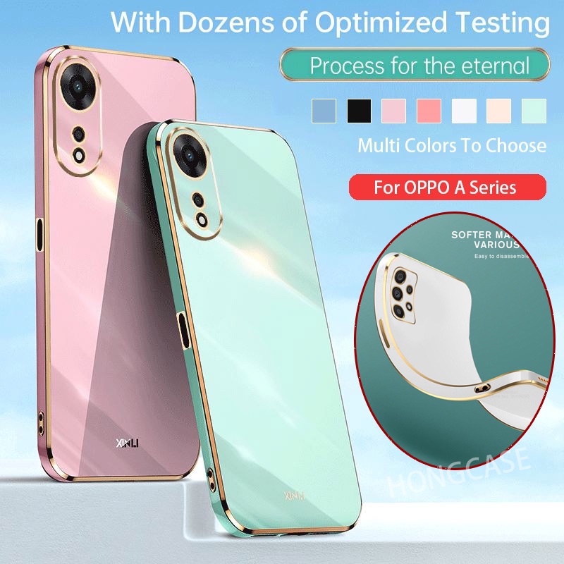 Casing For OPPO A78 4G 5G A98 A17 A17K 2023 TPU Phone case Back Cover ...