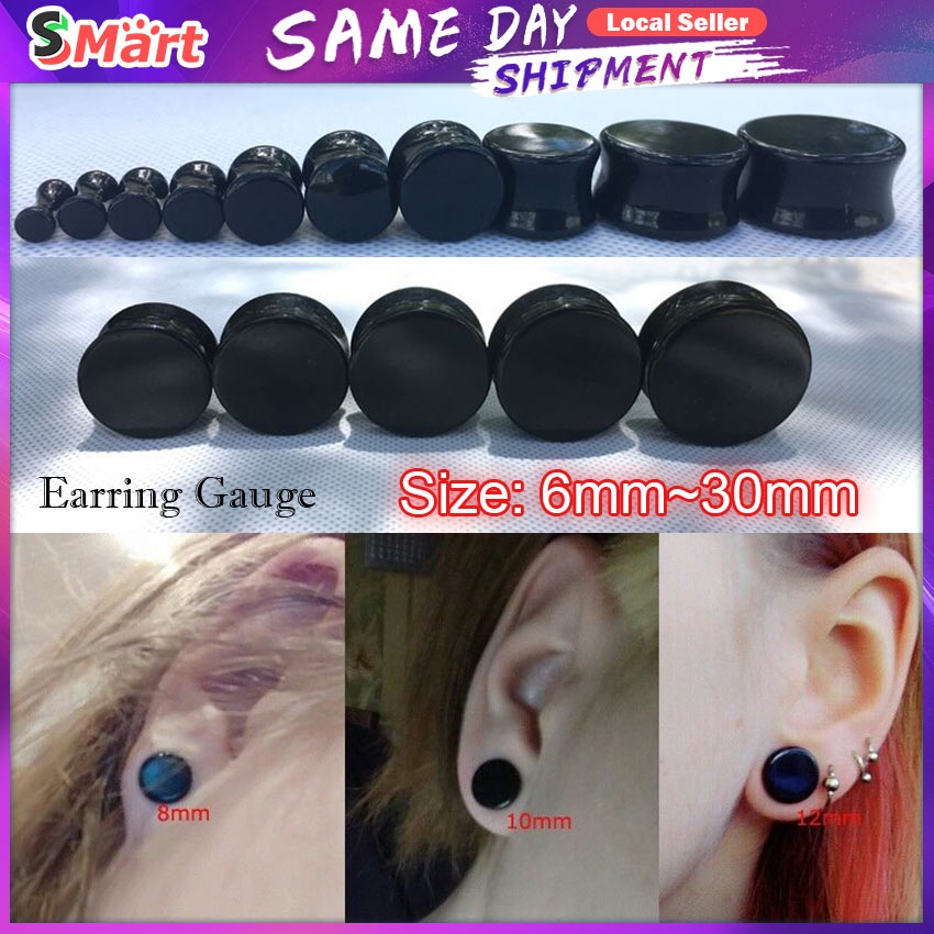 【In Stock】2Pcs Ear Expanders Dilations 6-30MM Ear Plugs and Tunnels ...