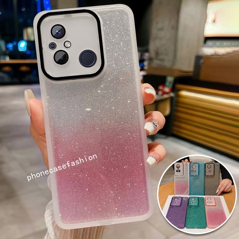 softcase For xiaomi REdmi 12C 10C 12 10A 9C 4G 5G Casing Gradient Phone ...