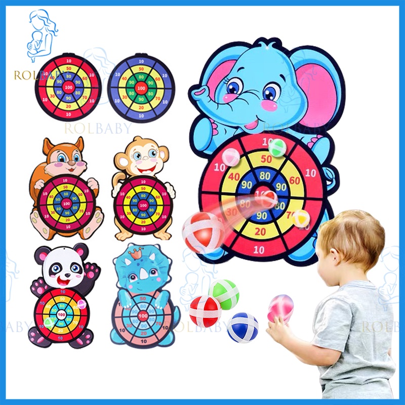 【COD】 kids target sticky ball Dart Board For Kids with Free 3 Balls ...
