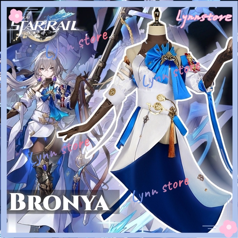 Honkai: Star Rail Bronya Cosplay Costume Belobog Bronya Bule Dress ...
