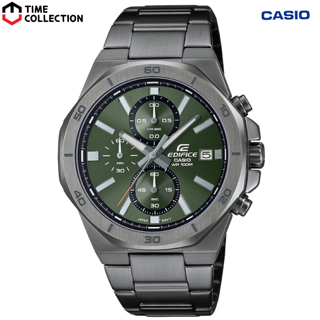 Casio Edifice EFV-640DC-3A Chronograph Stainless Steel Strap Watch For ...