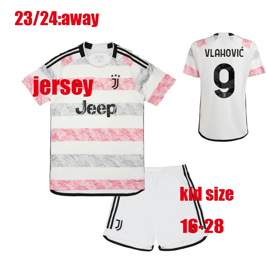 23-24 JUV Juvetu.s away FOOTBALL SOCCER Sports Jerseys kid suit FANS ...