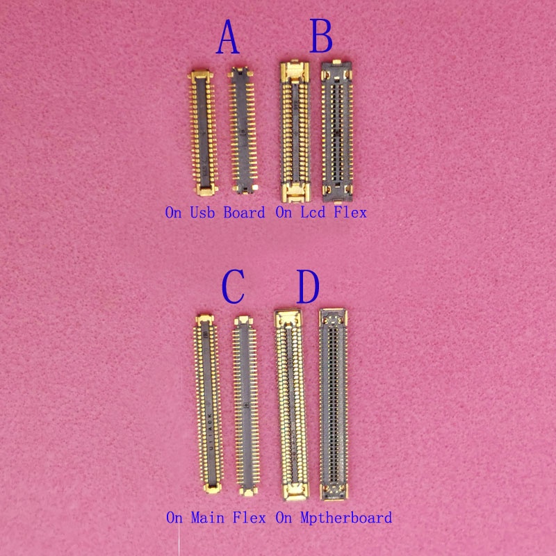 2Pcs LCD Display Screen Flex FPC Connector For Samsung Galaxy A526 A525 ...