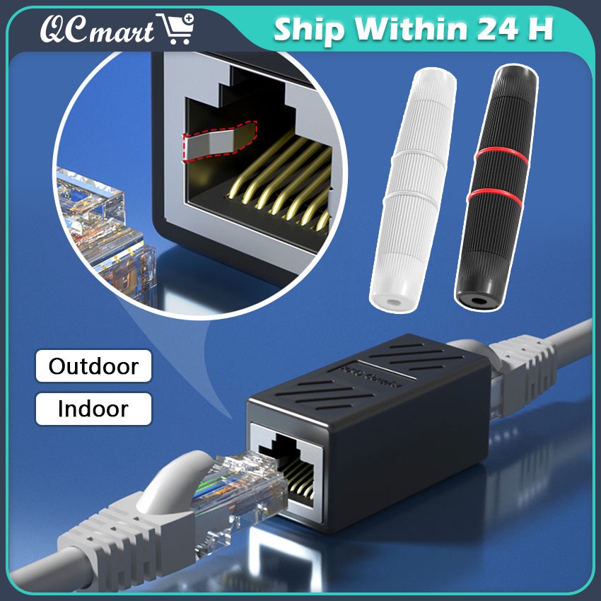 Waterproof RJ45 Connector Double Head indoor/Outdoor Lan Coupler ...