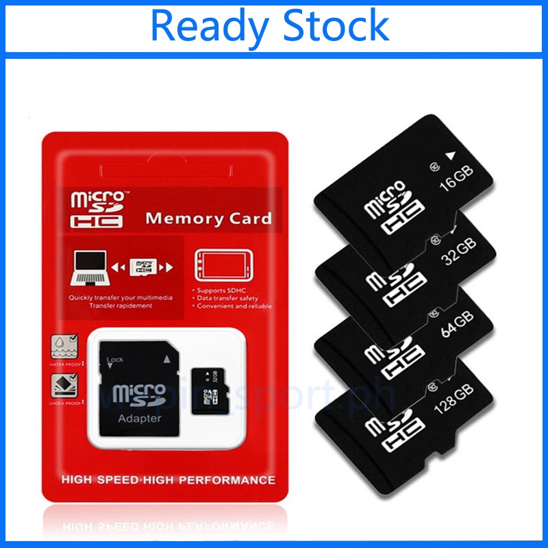 Micro SD 4GB 8GB 16GB 32GB 64GB 128GB Mini TF Card Memory Card | Shopee ...