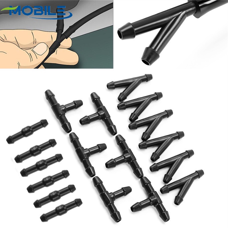 10Pcs Durable Replacement Splitter / Windshield Washer Pipe Nozzle / T ...