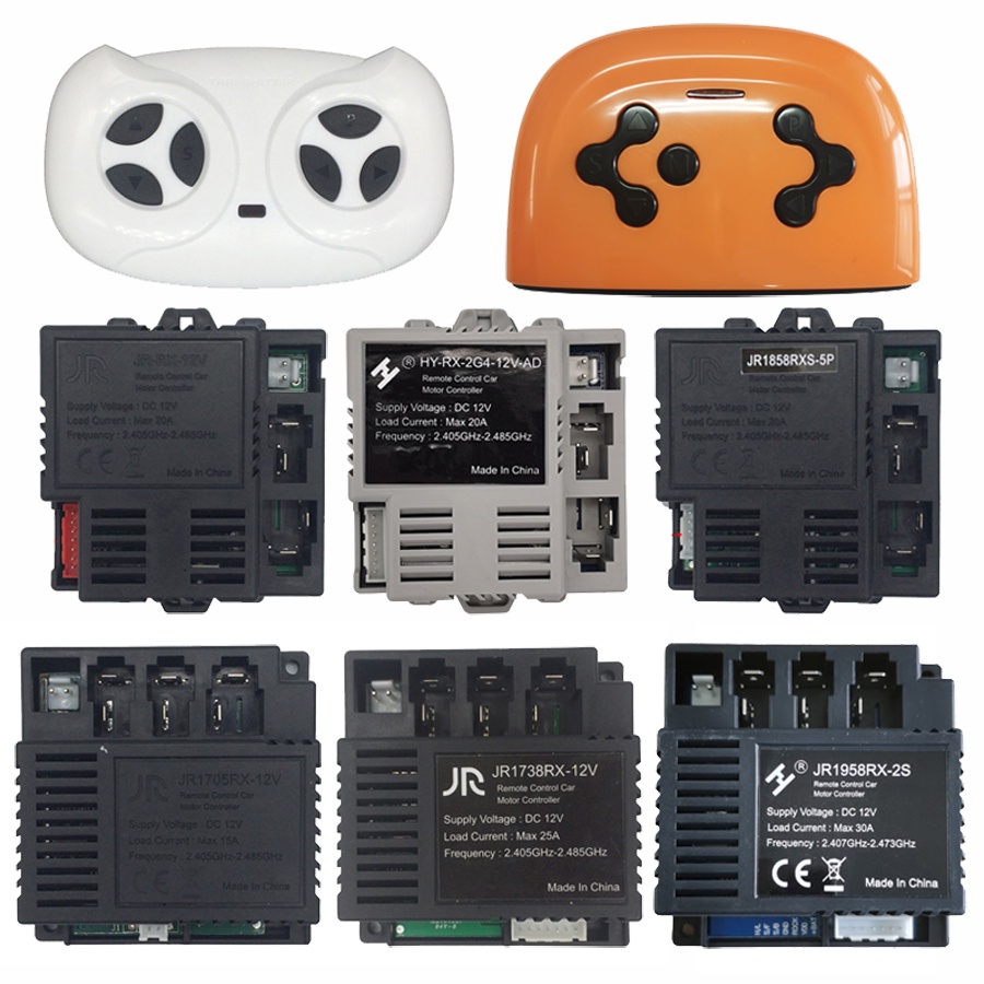 JR-RX-6V/12V Children's electric car bluetooth remote control receiver ...