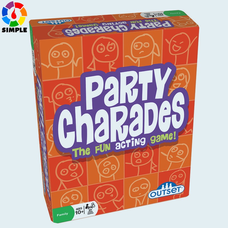 Party Charades Game – Contains 500 charades – Great Family Game for 2 ...