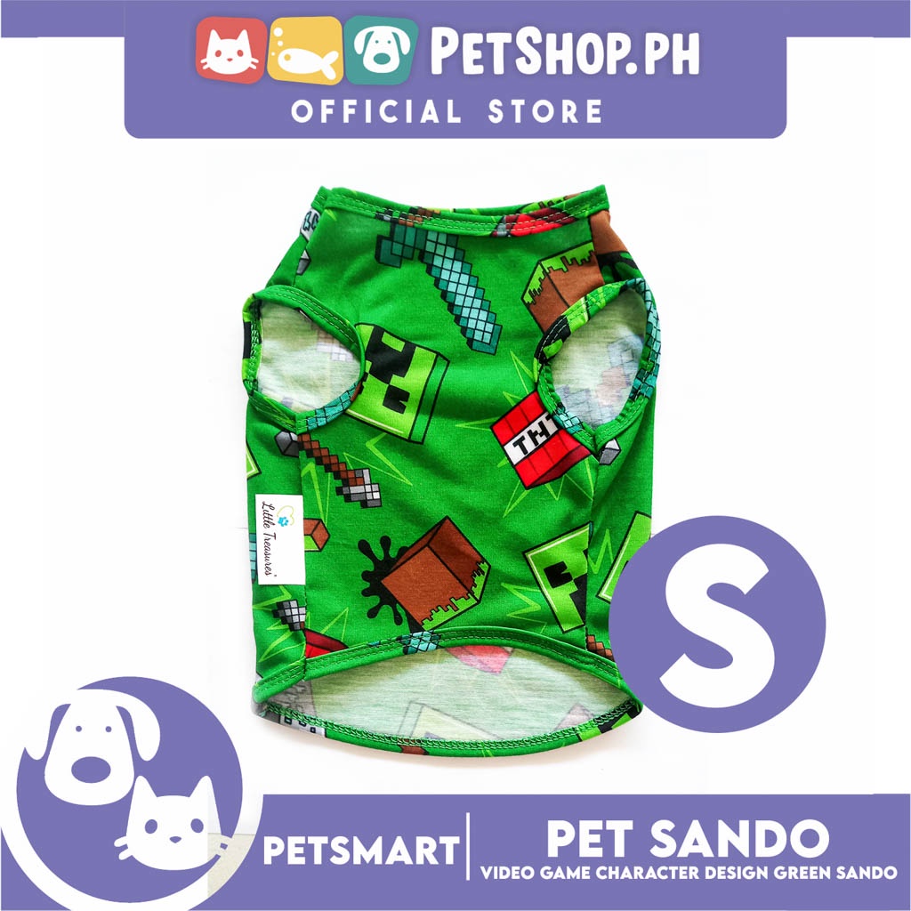Petsmart Video Game Character Design Green Pet Sando (S) | Shopee ...