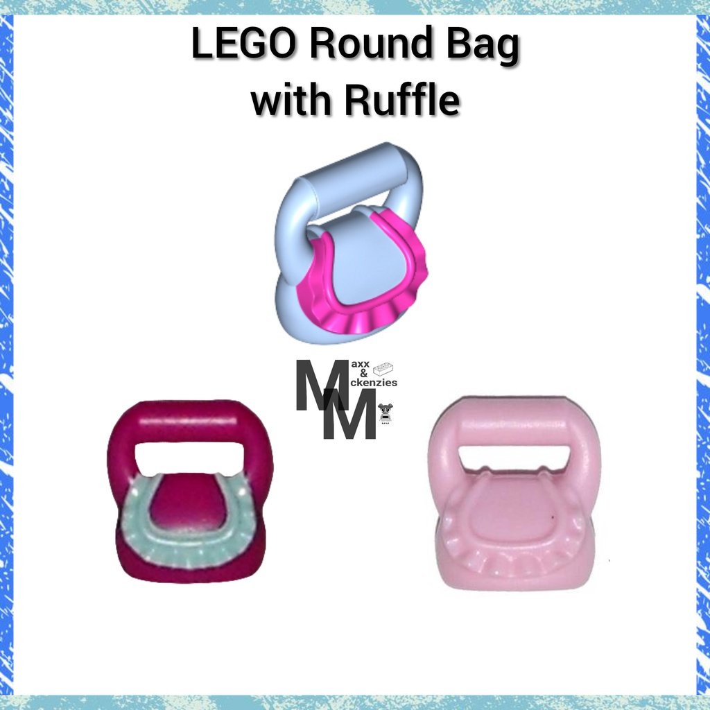 Bag Round with Ruffle LEGO Friends Minifigure Accessory | Shopee ...