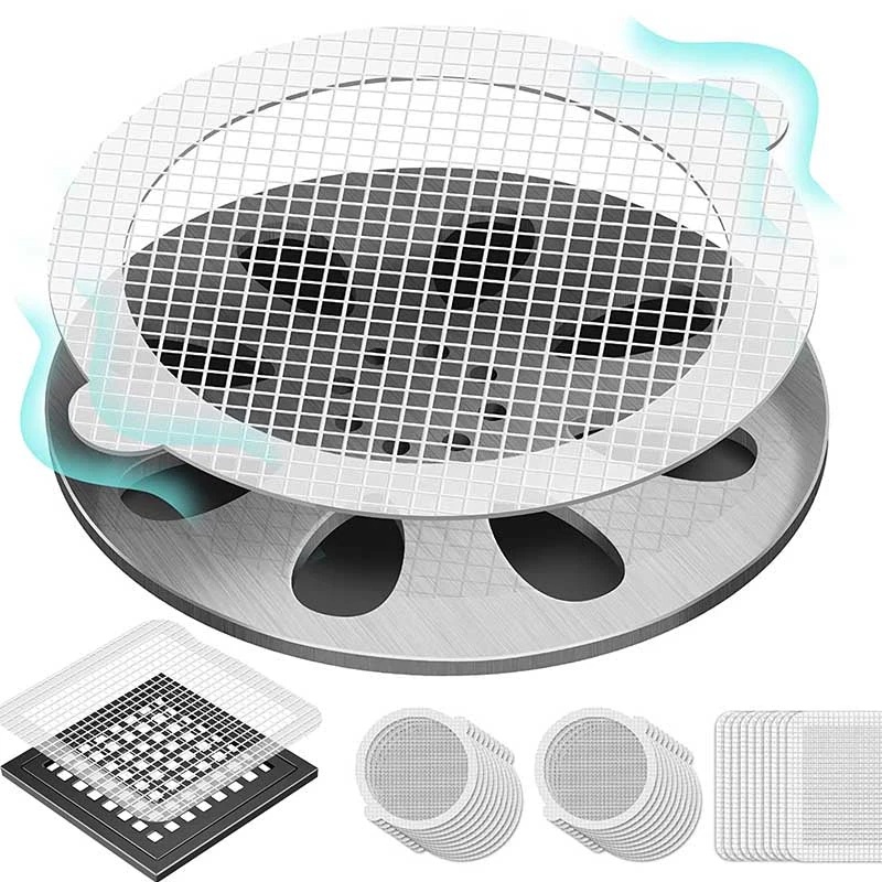 Disposable Floor Drain Sticker Net Cover/Seamless Glue Floor Drain ...