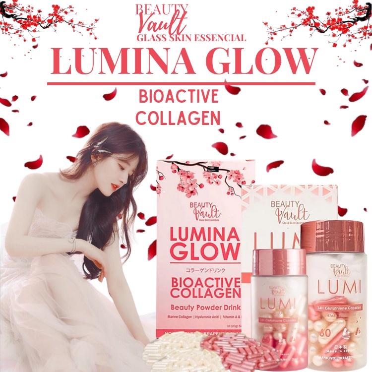 Lumi Glutathione Capsule Beauty Whitening Capsule Sunblock Protection ...