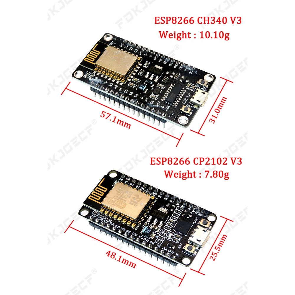 Wireless Module CH340 CH340G / CP2102 NodeMcu V3 V2 4M Lua WIFI ...