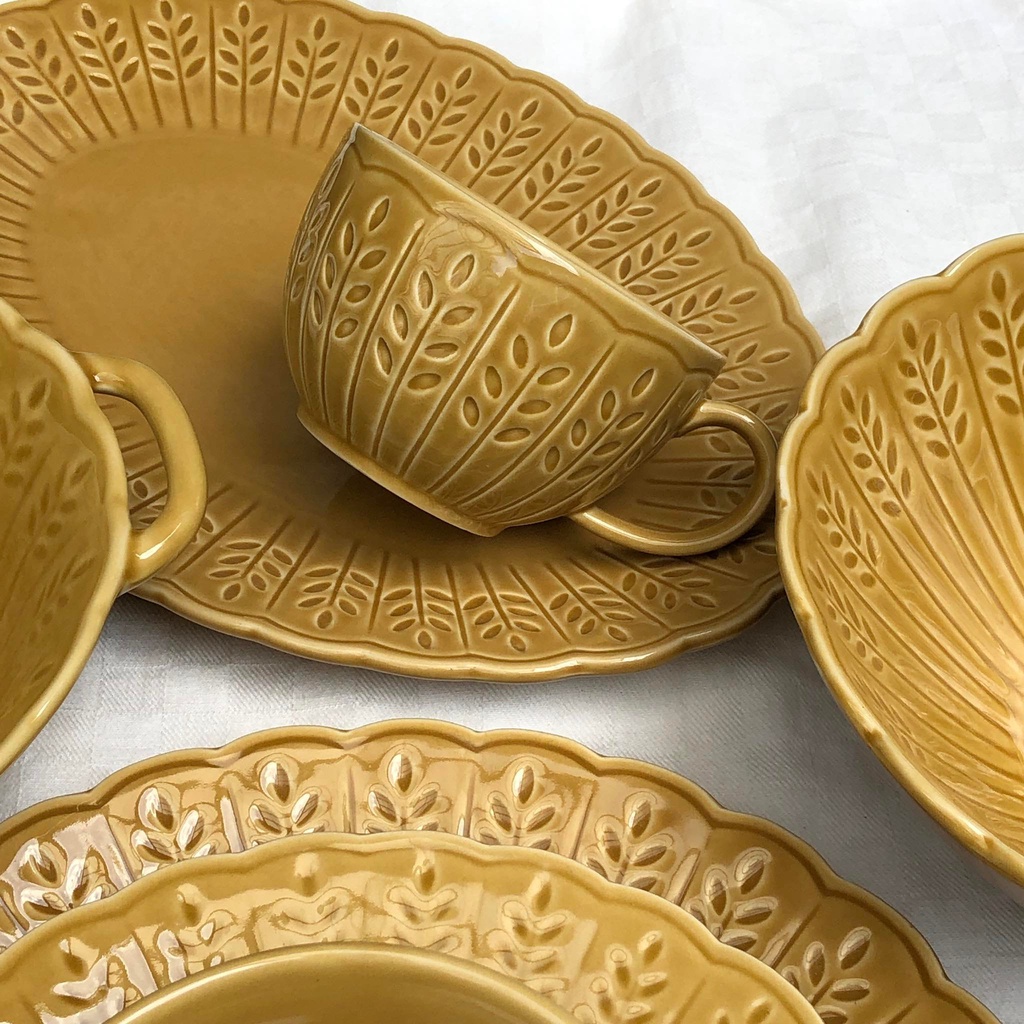 Tagaytay Yellow Ceramic Dinneware Plate | Shopee Philippines
