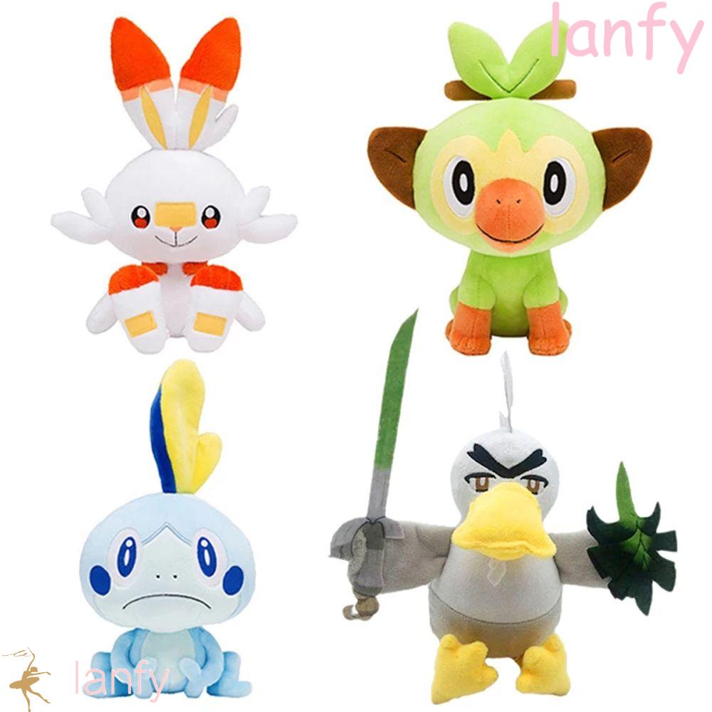 LANFY Cute Grookey Stuffed Toys Christmas Gift Pokemon Toys Sobble ...