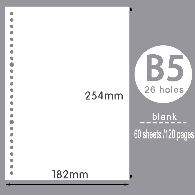 Binder A4/A5/B5 Refillable notebook binder school supplies for students | Shopee Philippines