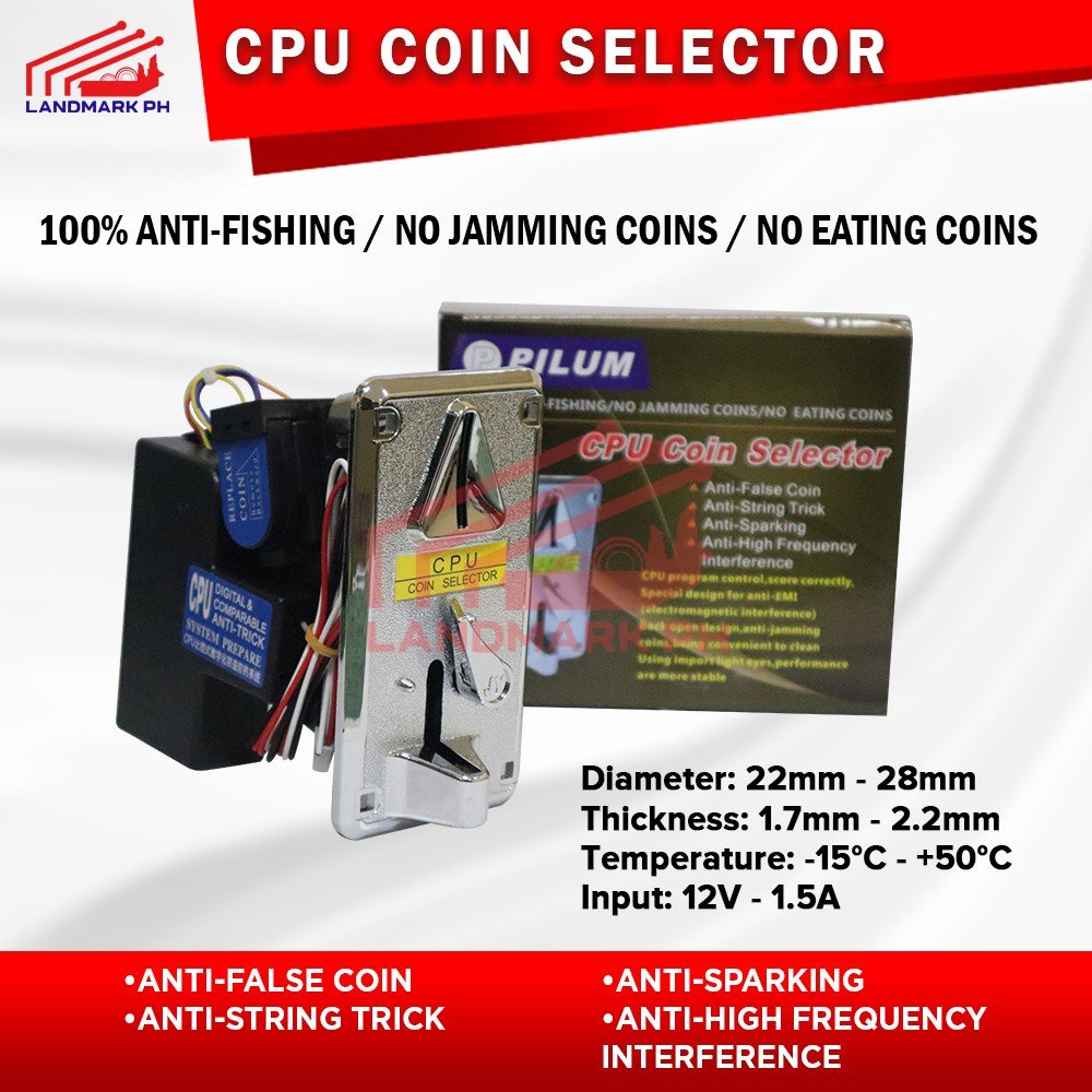 CPU COIN SELECTOR (Multi coin selector / Electronic / Coin acceptor ...