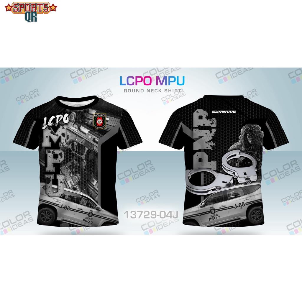 (QR SPORTS) LCPO MPU T Shirt Glock Jersey Security Pnp Uniforms High ...