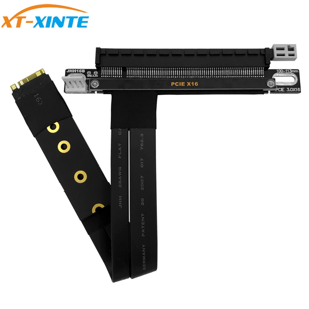 XT-XINTE M.2-mkey to PCIE X16 NVME-compatible to PCI-E 16x Extension ...