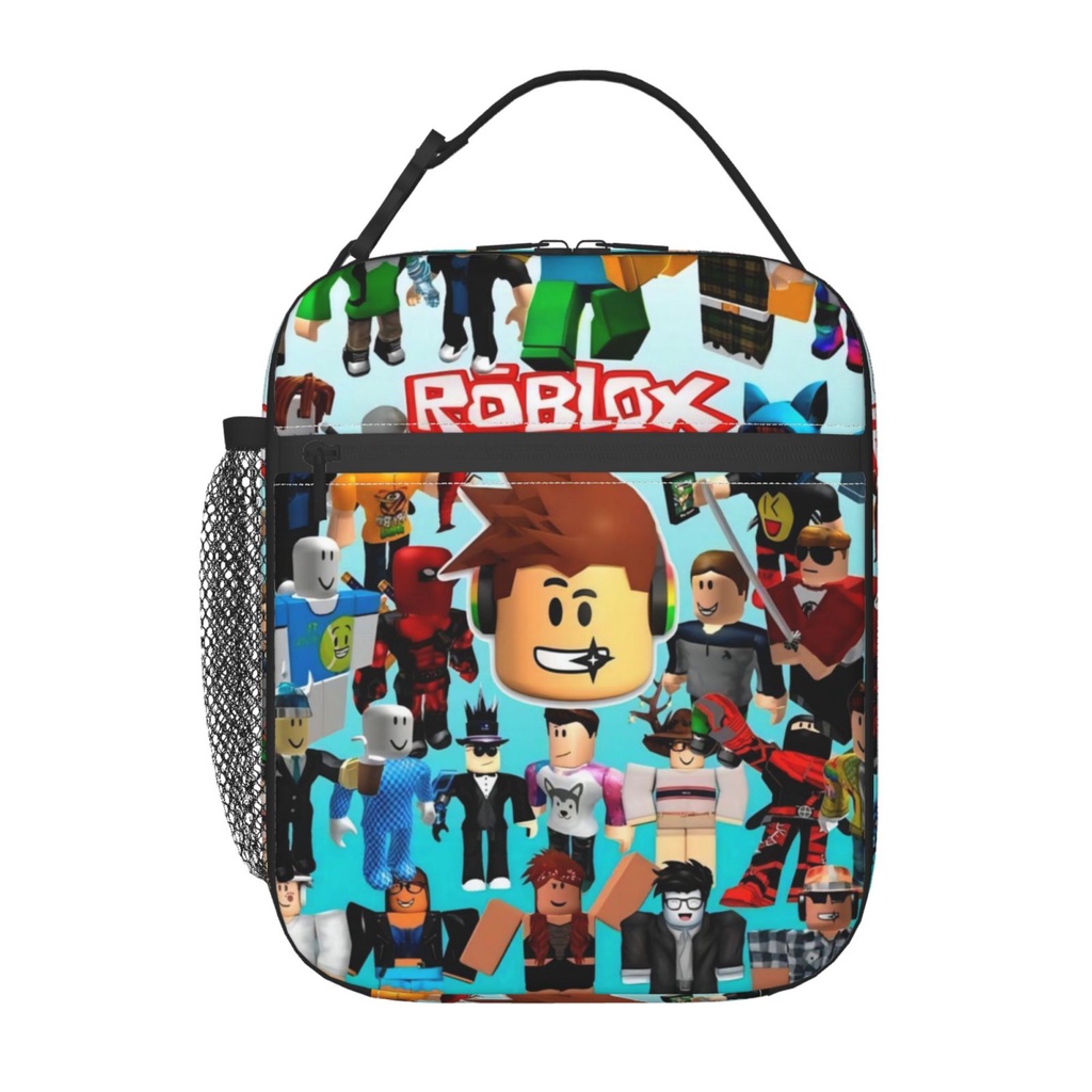 Roblox Kids Lunch box Insulated Bag Cooler Back to School Thermal Meal ...