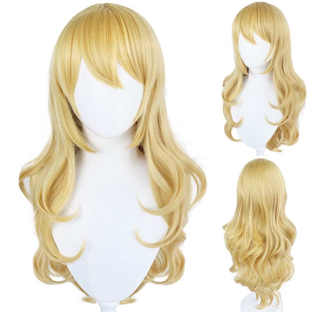 Misscoo Peach Princess Cosplay Wig Miyazono Kaori Wig For Girl ...