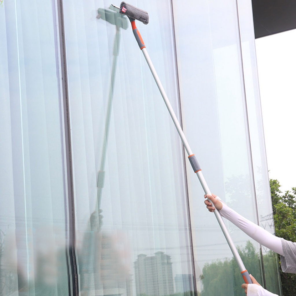 Telescopic Window Squeegee Cleaner with Extension Pole Glass Cleaning ...