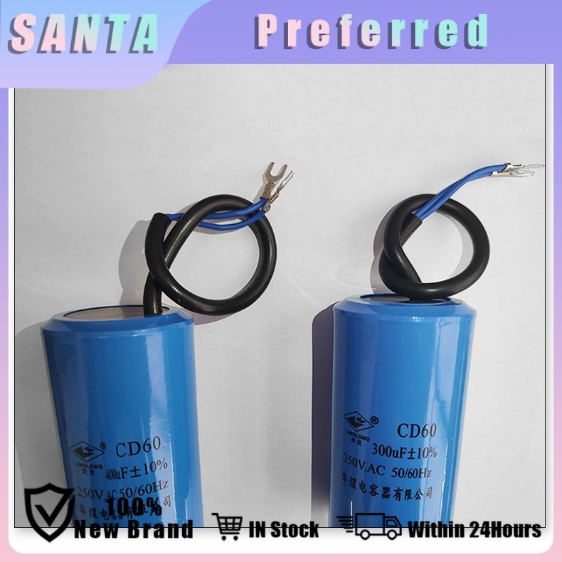 CD60 220-450V Motor Start Capacitor 150-300UF Appliance Motor Capacitor ...