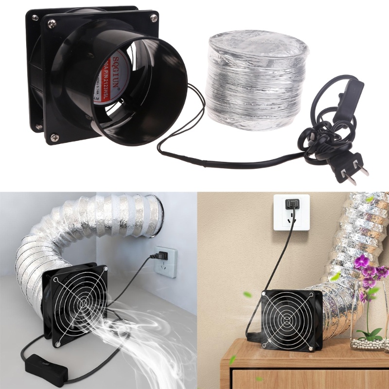 COLO Window Ventilator 21W Exhaust Hose Fan Air Extractor Exhaust Fan ...