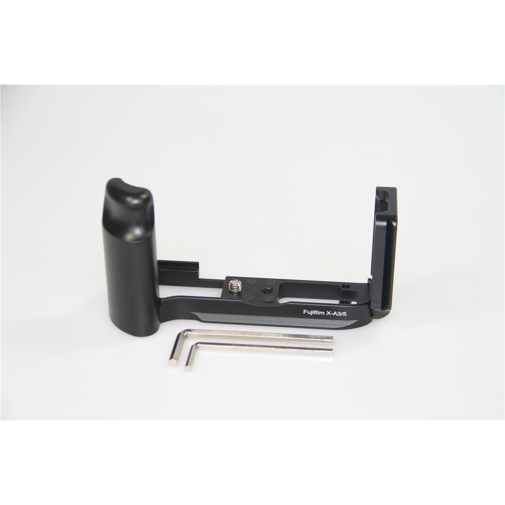L Vertical Quick Release Plate Camera Holder Bracket Hand Mount Grip ...