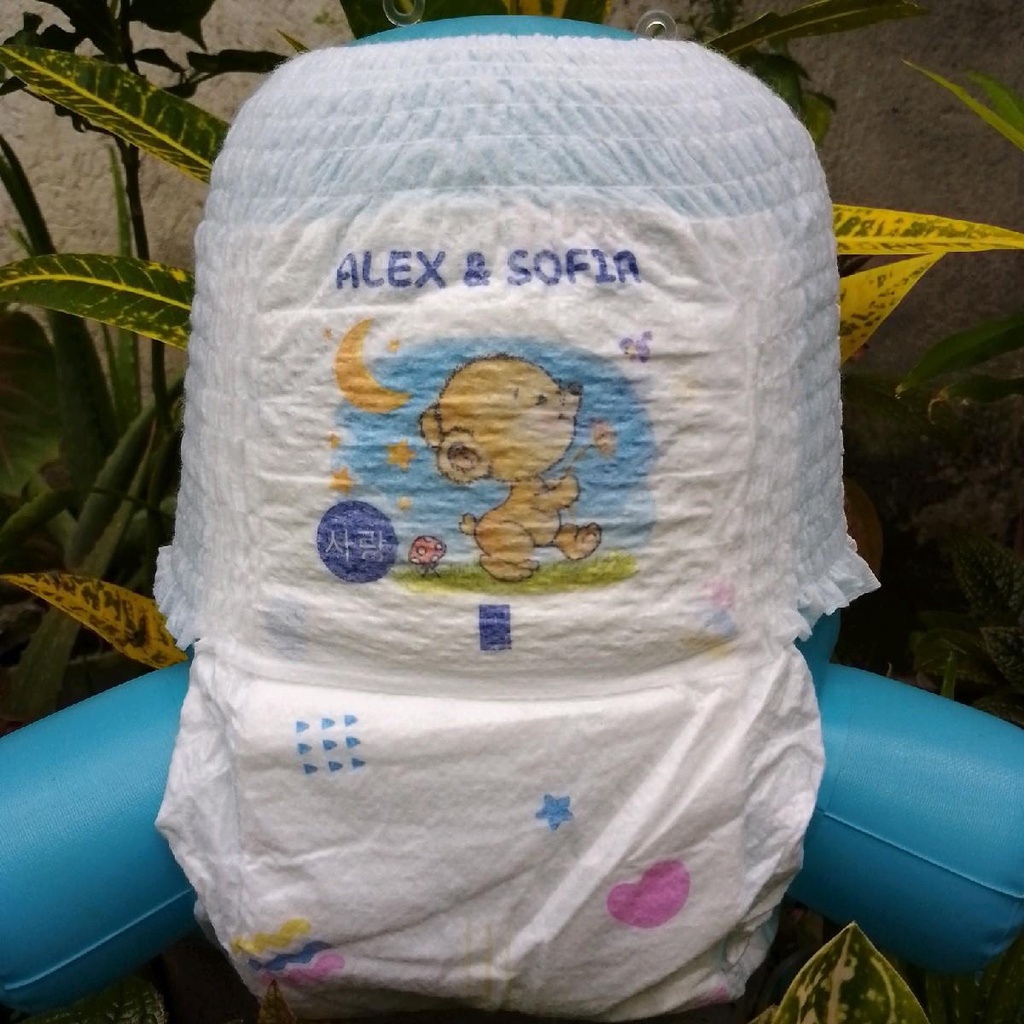 ALEX AND SOFIA 4XL PANTS DISPOSABLE KOREAN DIAPER | Shopee Philippines