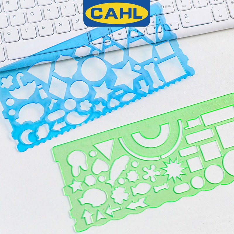 20cm Multi-function puzzle wave ruler student drawing mathematics scale ...