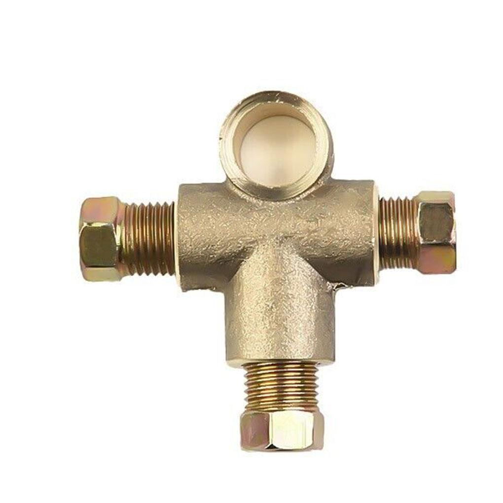 【Coco】Gold Enhanced Safety With Durable 3 Way Brake Line T-Shap Tee ...