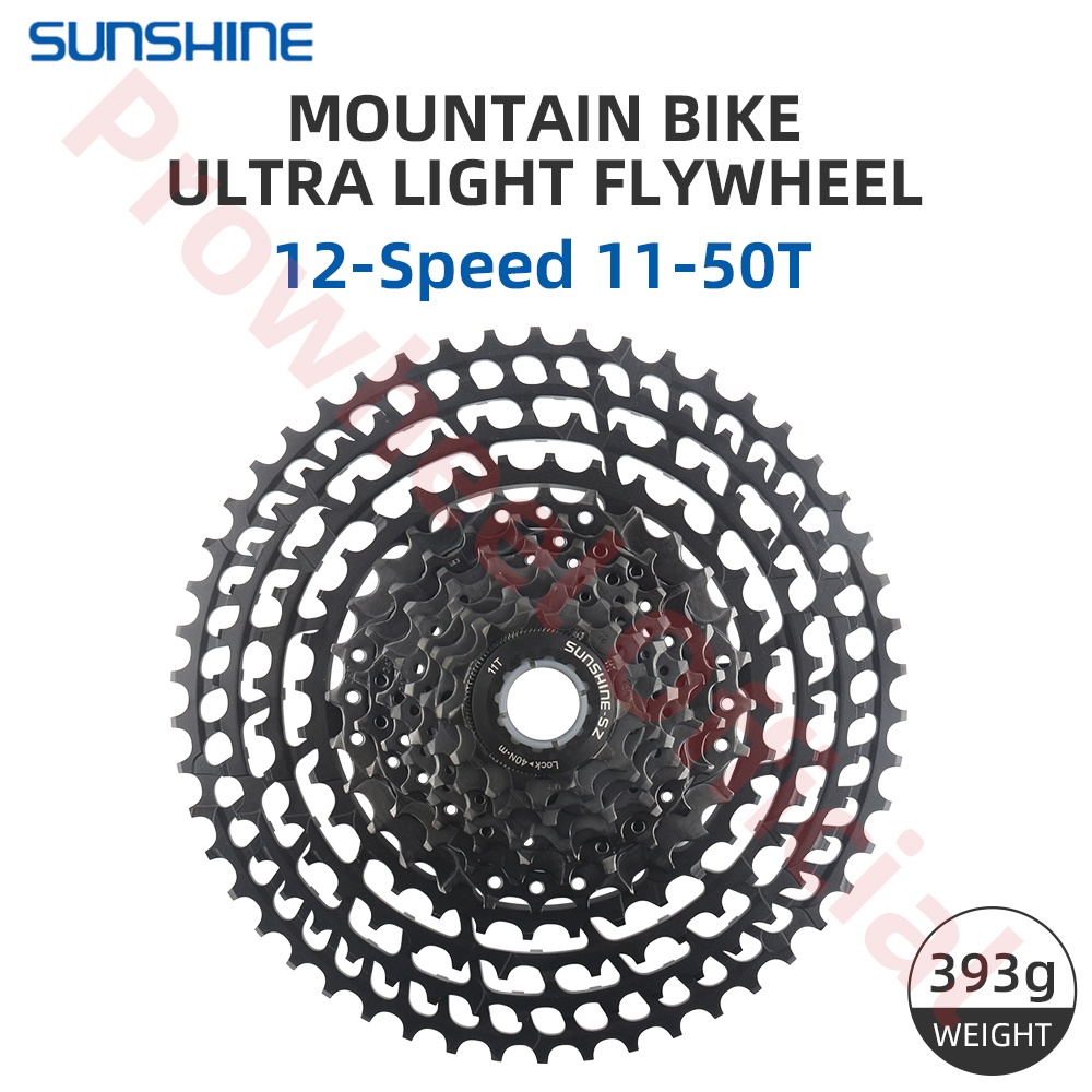 SUNSHINE Ultralight Mountain Bike Bicycle Cassette 10 11 12 Speed MTB ...