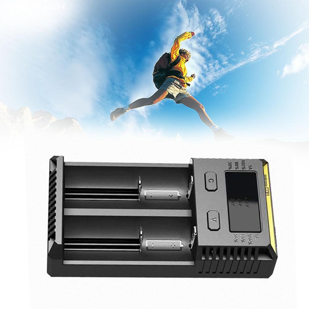 Nitecore New i2 - Intelligent Charger for AA/AAA Rechargeable Batteries ...