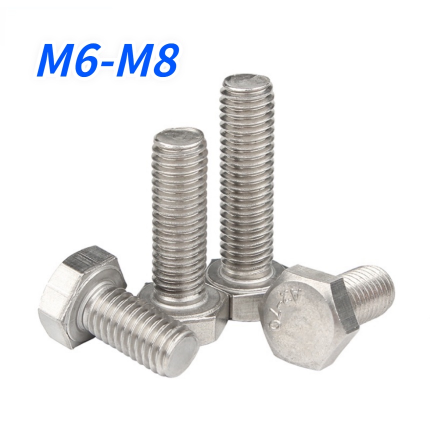 External Hexagon Screw M6/M8 304 Stainless Steel Bolt Extension Screw ...