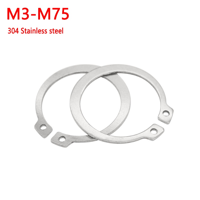 C-clip Washers Internal External Retaining Rings For Shaft Circlips C-clip Ring A2 Stainless ...